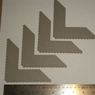 Photo Corners with Scalloped Edge | 2CraftyAustralia